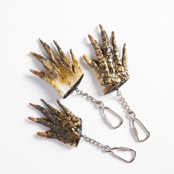 Taxidermy Crocodile Claw Key Ring | Croc Stock and Barra